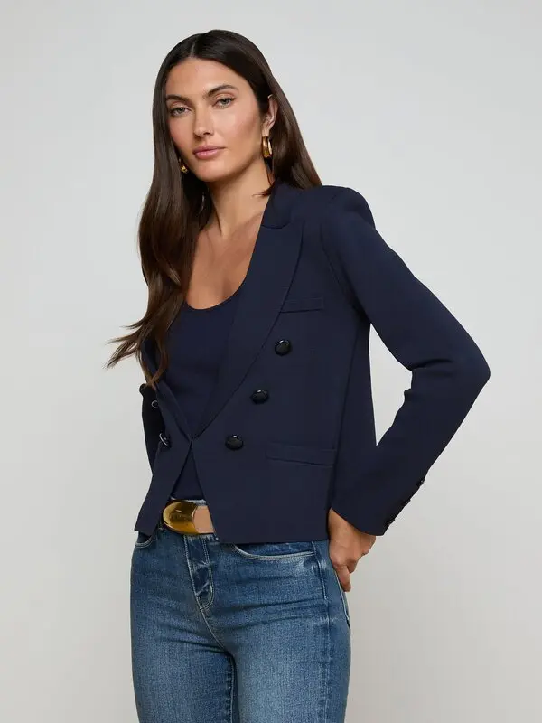L'Agence Mercer Knit Blazer
