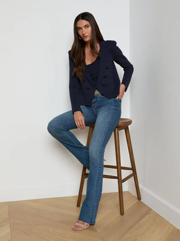 L'Agence Mercer Knit Blazer