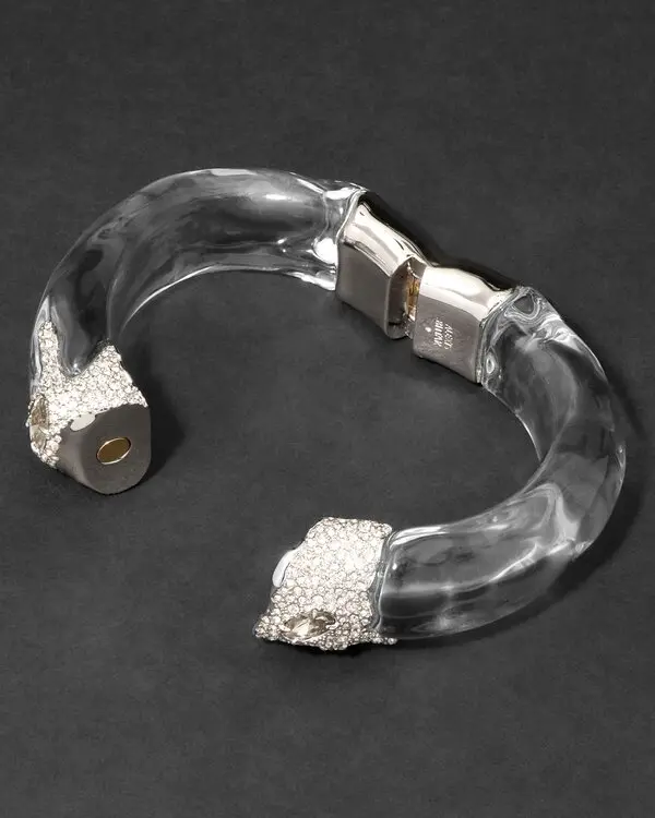 Alexis Bittar Lake Lucite Hinge Bracelet