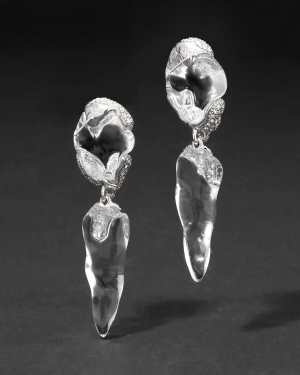 Alexis Bittar Lake Lucite Post Drop Earrings