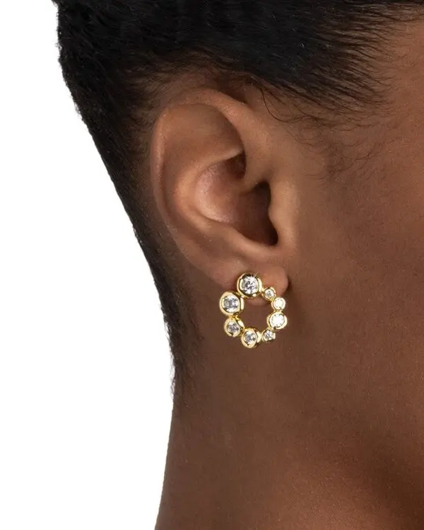 Alexis Bittar Petite Bubble Stud Earrings - Gold