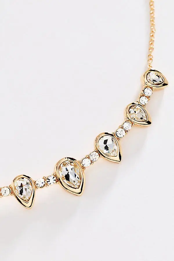 Anthropologie Crystal Ensemble Necklace