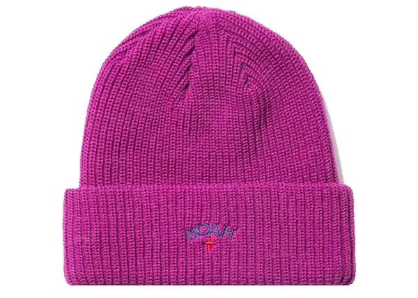 NOAH Core Logo Beanie - Light Purple