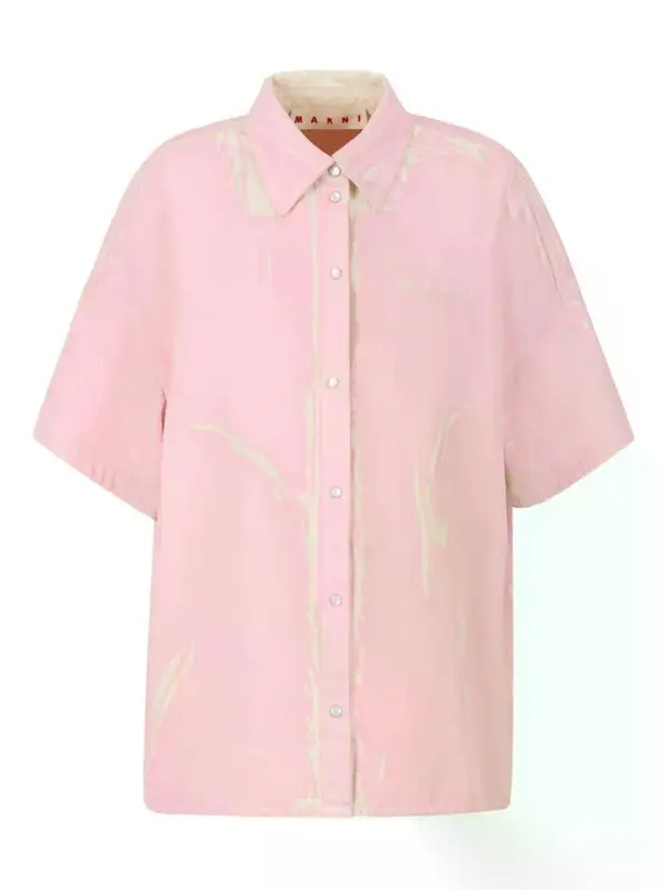 Marni Short-sleeved Denim Shirt