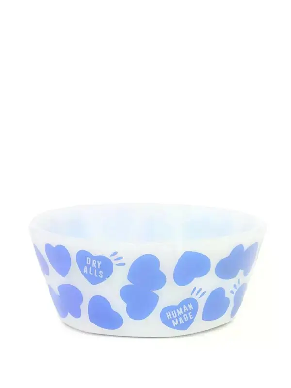 HUMAN MADE Heart Pattern Bowl - Blue