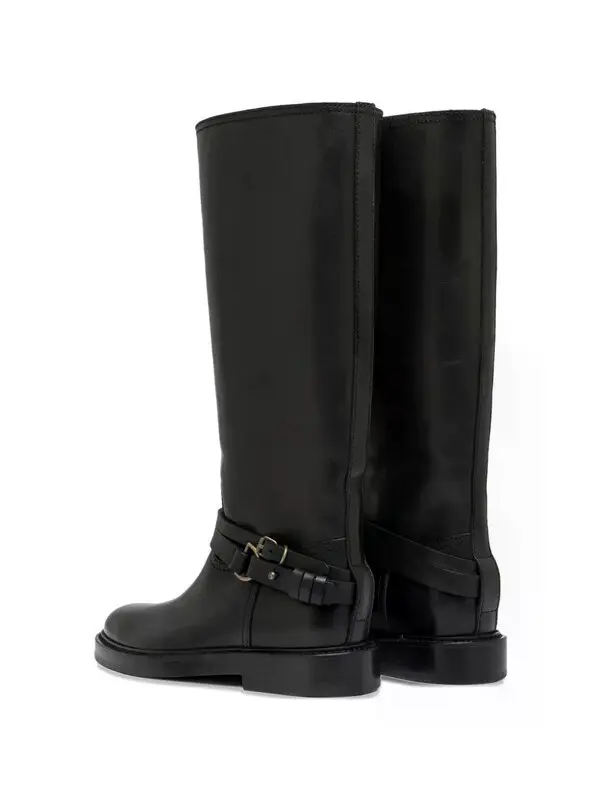 BUTTERO® Laydee Buckle-strap Knee-high Boots