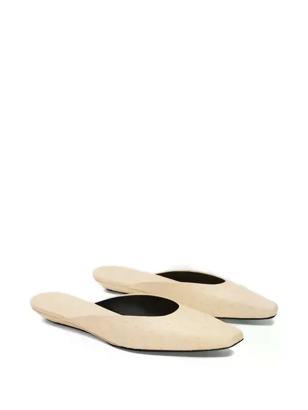 Loulou De Saison Leather Mules