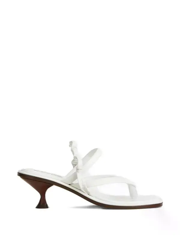 TOD'S Ruched Strap Sandals