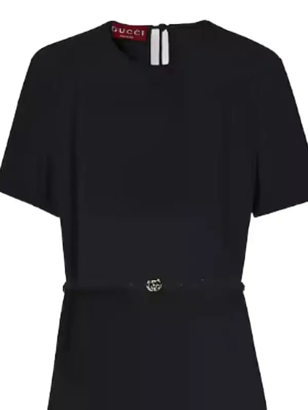 Gucci G Belt Midi Dress