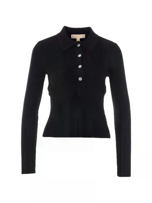 Michael Kors Long-sleeve Polo Shirt