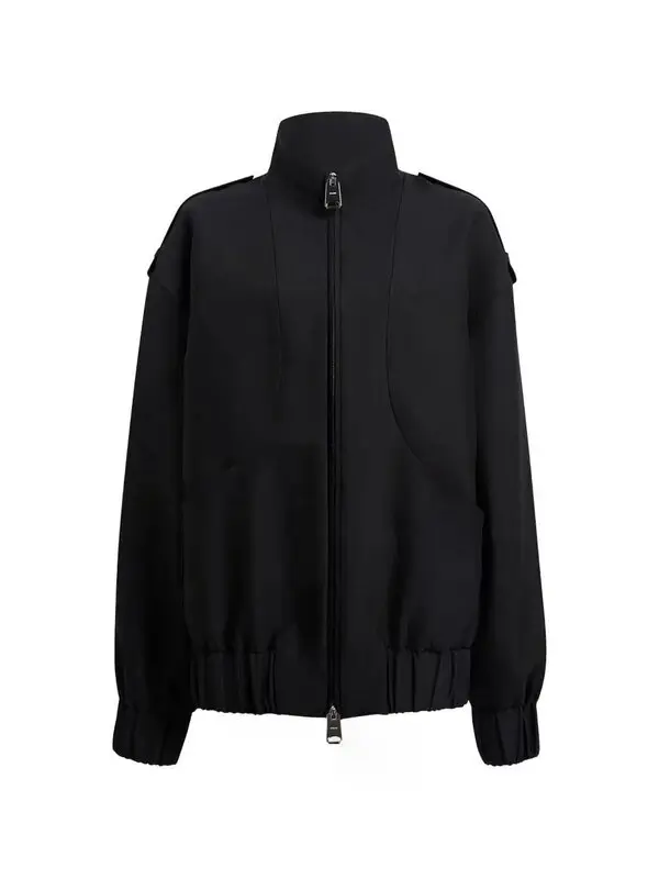 Khaite Sigi Zip High-neck Bomber Jacket