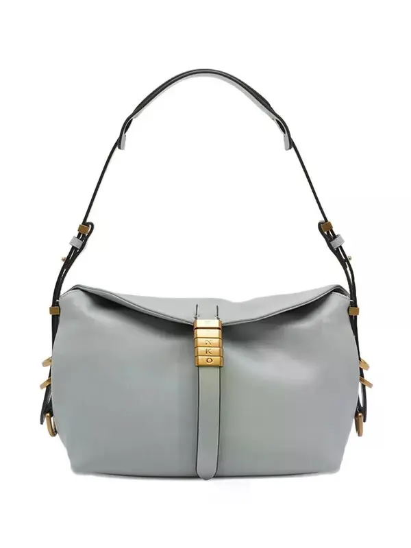 Pinko Saddle Leather Shoulder Bag