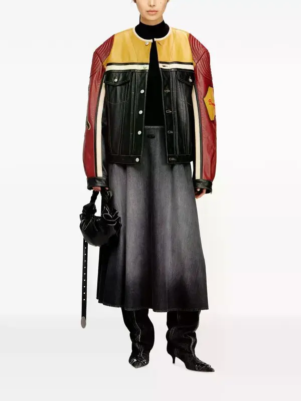 DIESEL® L-coug-20th Leather Jacket