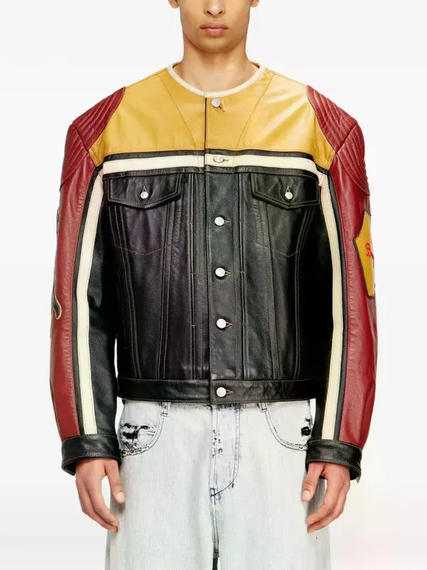 DIESEL® L-coug-20th Leather Jacket
