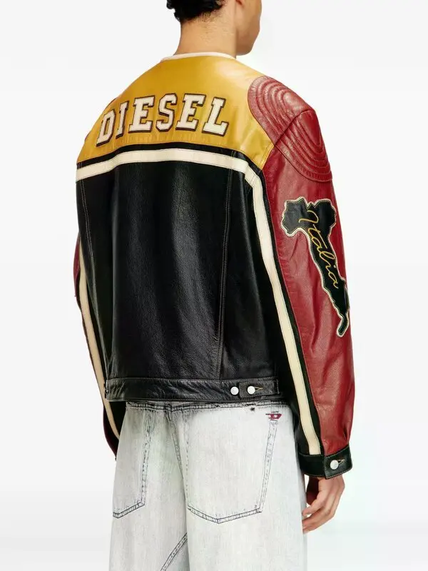 DIESEL® L-coug-20th Leather Jacket