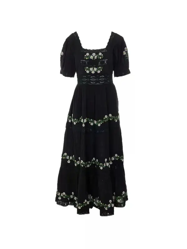 Rixo Embroidered Philippa Dress