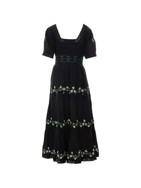 Rixo Embroidered Philippa Dress