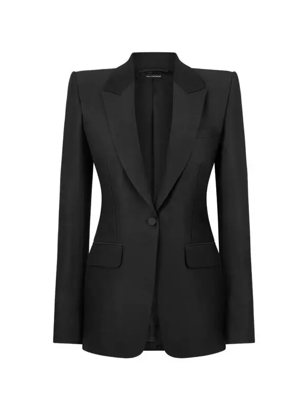 TOM FORD Single-breasted Blazer - Black