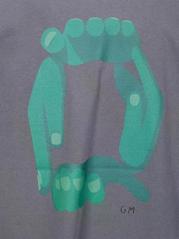 Buy Sacai X Geoff Mcfetridge Print T-shirt - Grey At 25% Off