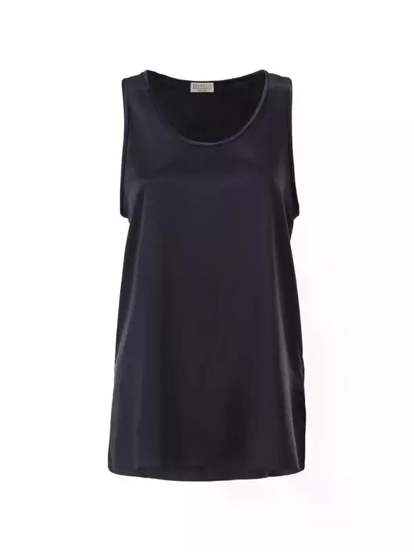 Brunello Cucinelli Sleeveless Blouse - Blue