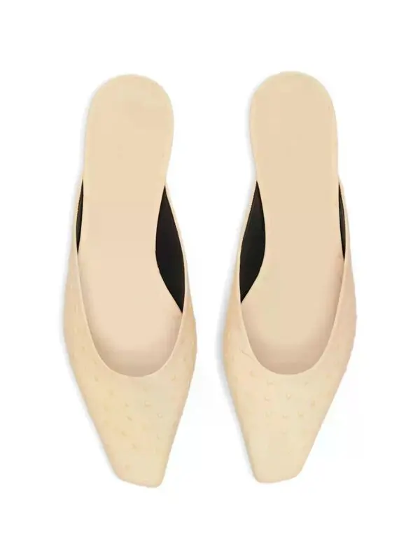 Loulou De Saison Leather Mules