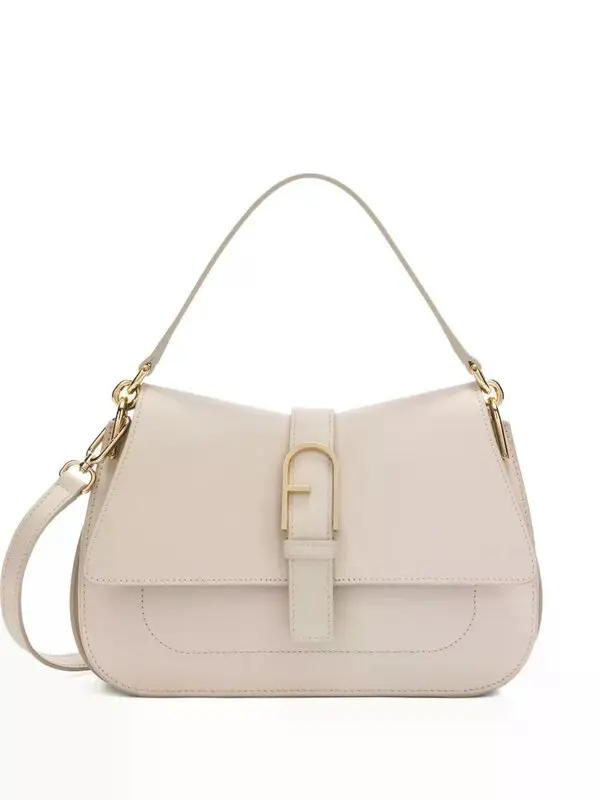 Furla M Flow Buckle Tote Bag - Neutrals