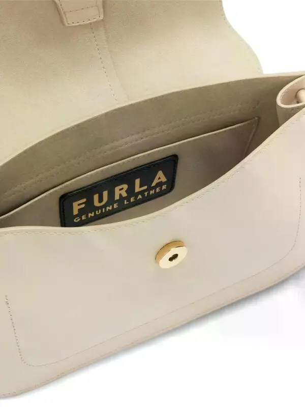 Furla M Flow Buckle Tote Bag - Neutrals