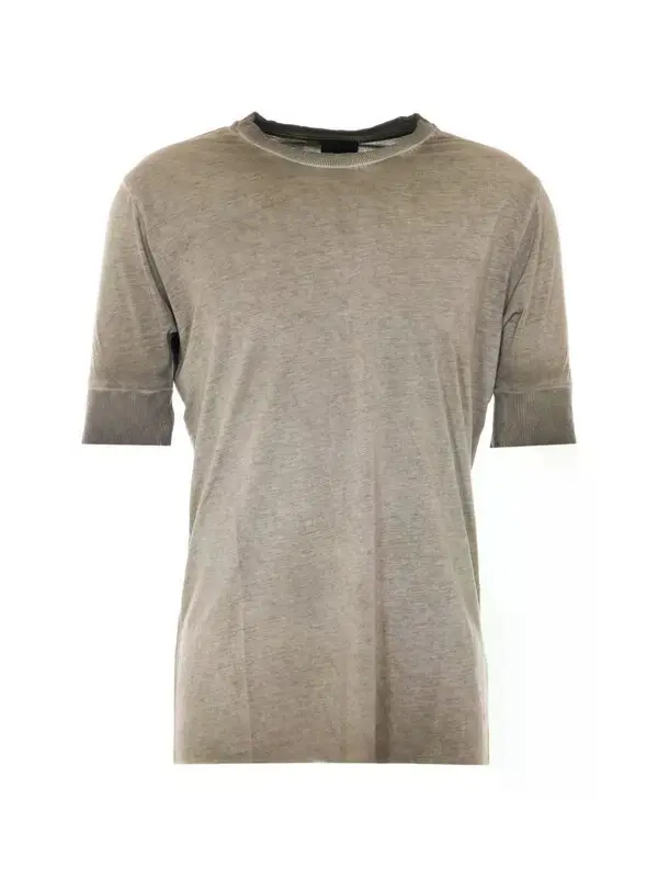 THOM KROM Distressed Crewneck T-shirt