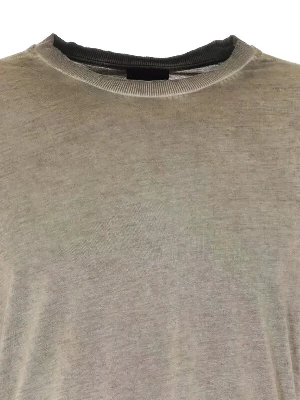 THOM KROM Distressed Crewneck T-shirt