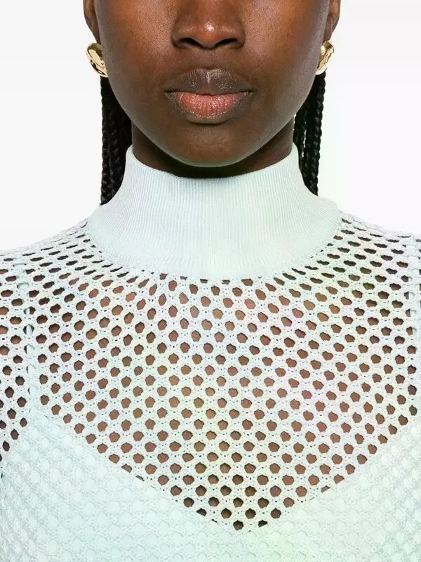 Simkhai Openwork Turtleneck Sweater