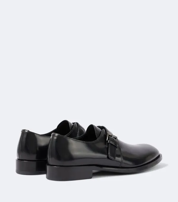 Prada Leather Monk Strap Shoe