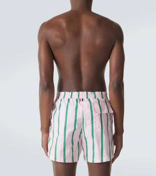 Thom Browne Striped Swim Trunks