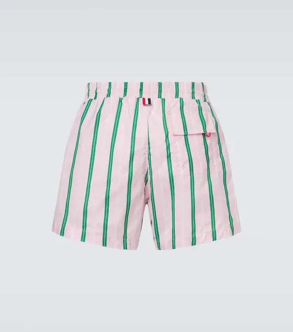 Thom Browne Striped Swim Trunks