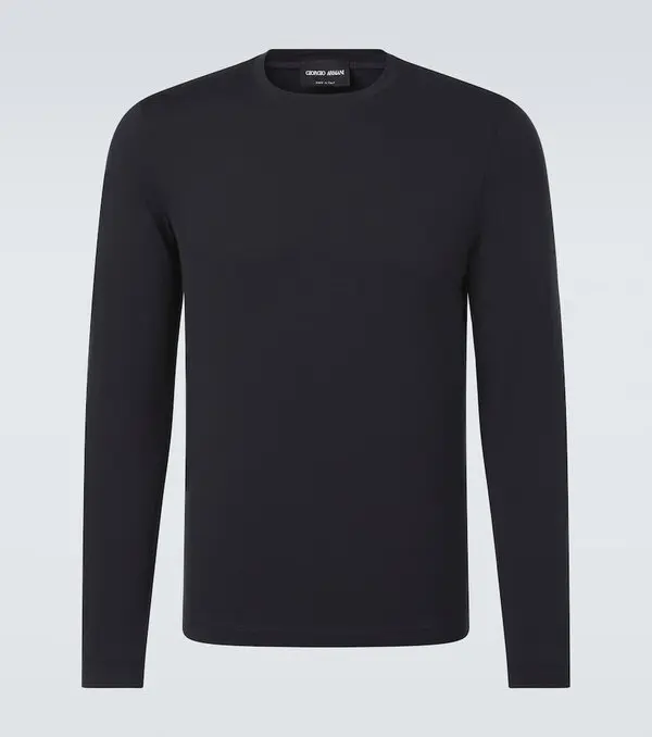 Giorgio Armani Jersey T-shirt - Blue