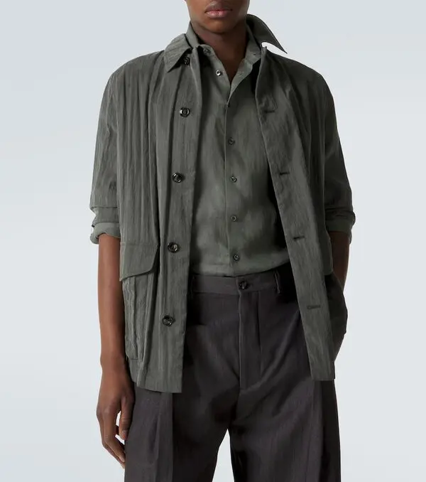 Giorgio Armani Linen Shirt - Green