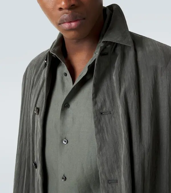 Giorgio Armani Linen Shirt - Green