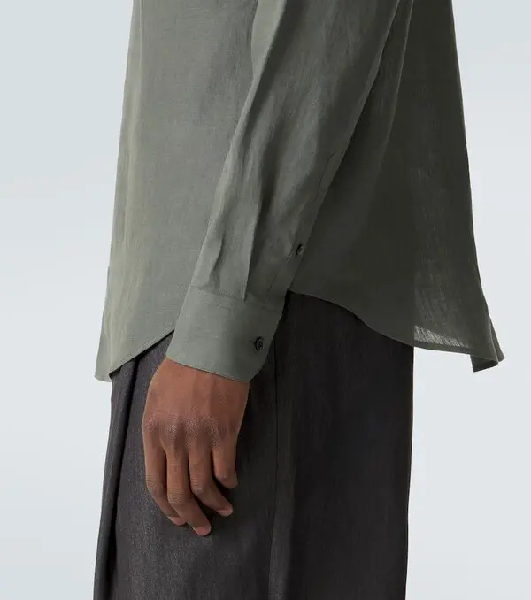 Giorgio Armani Linen Shirt - Green