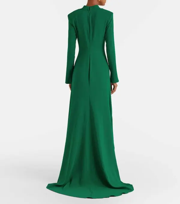 Oscar De La Renta Silk-blend Gown