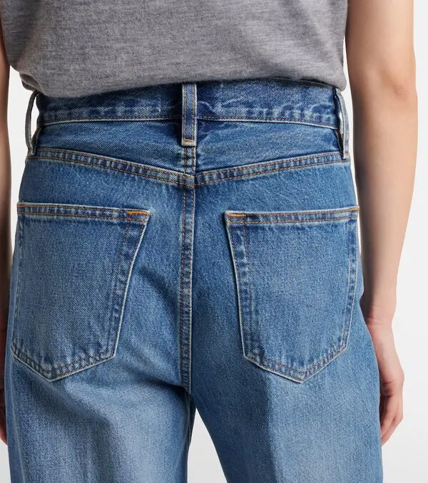 FRAME The Collegiate Wide-leg Jeans In Brine New Fray - Blue