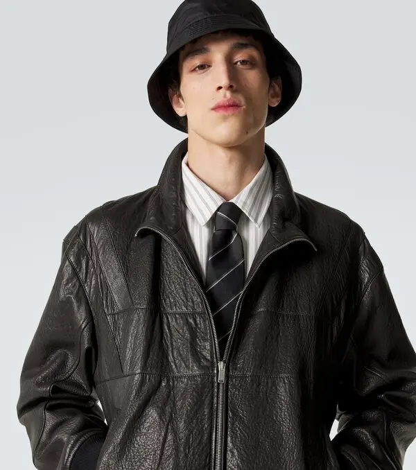 Saint Laurent Logo Bucket Hat - Black