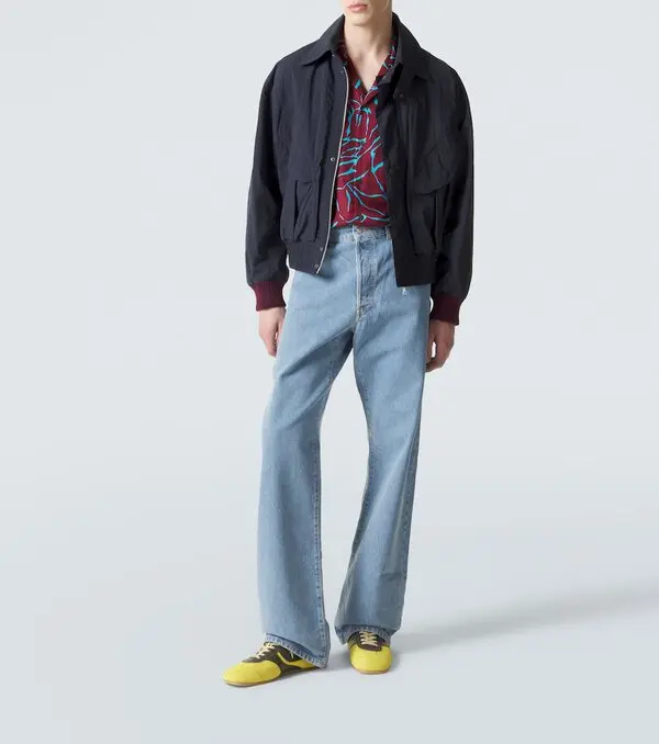 Dries Van Noten Logo Straight Jeans