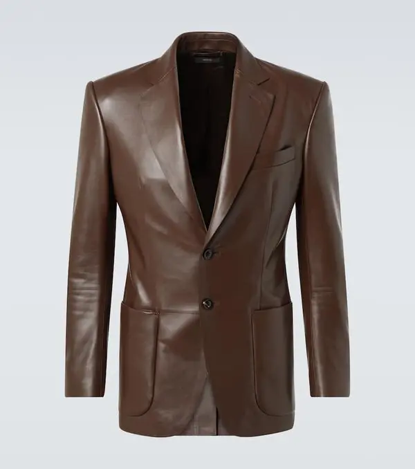 TOM FORD Leather Blazer