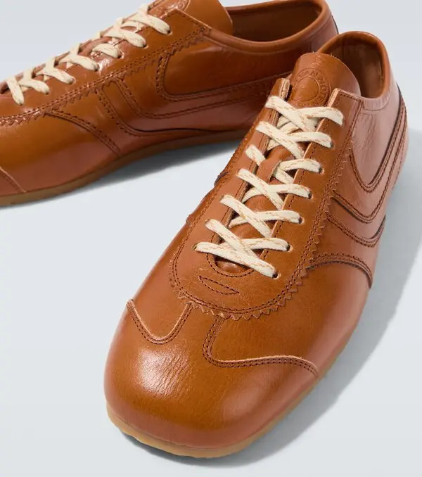 Dries Van Noten Leather Sneakers