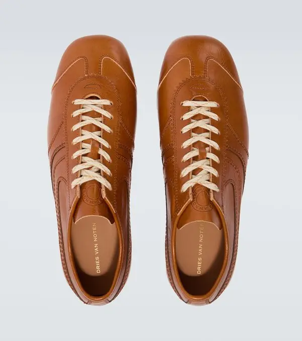 Dries Van Noten Leather Sneakers