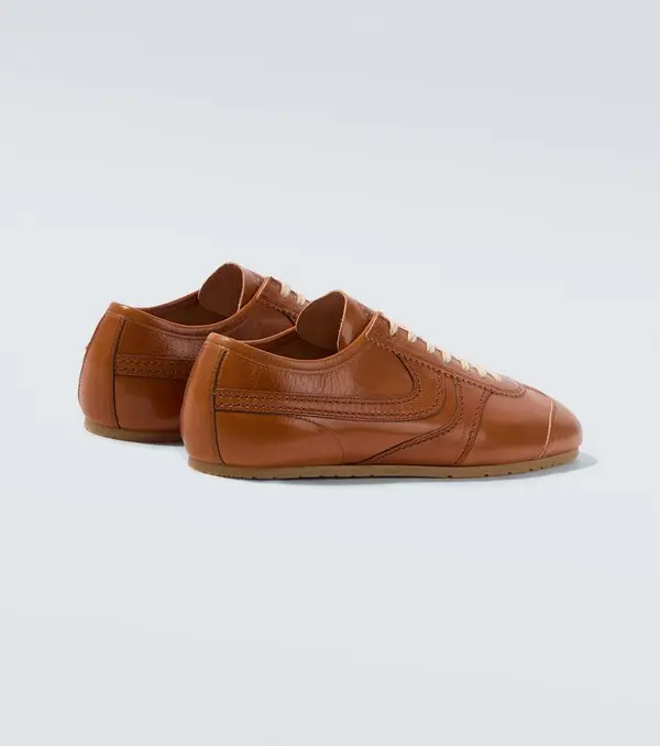 Dries Van Noten Leather Sneakers