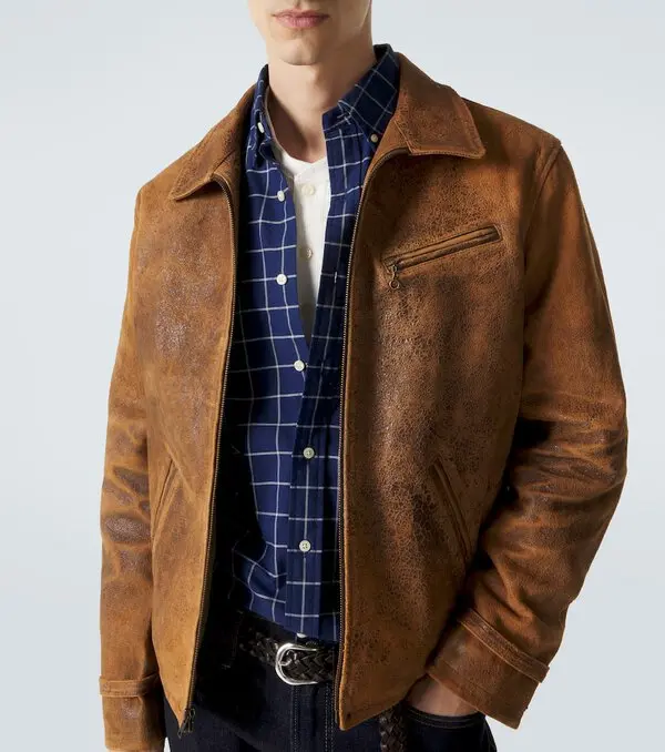 Polo Ralph Lauren Newsboy Leather Jacket