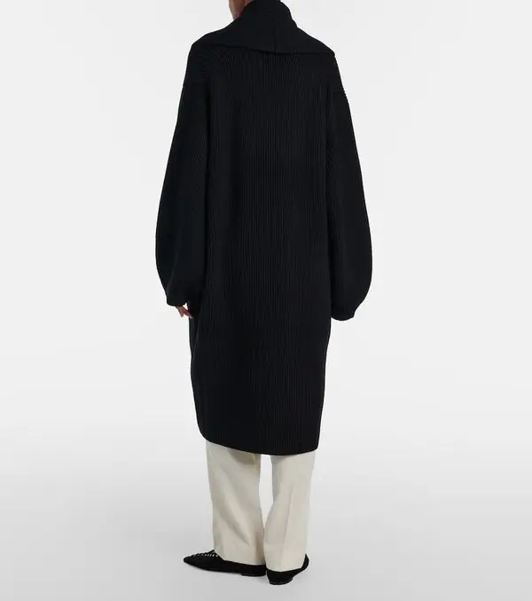 TOTEME Wool-blend Double-breasted Cardigan