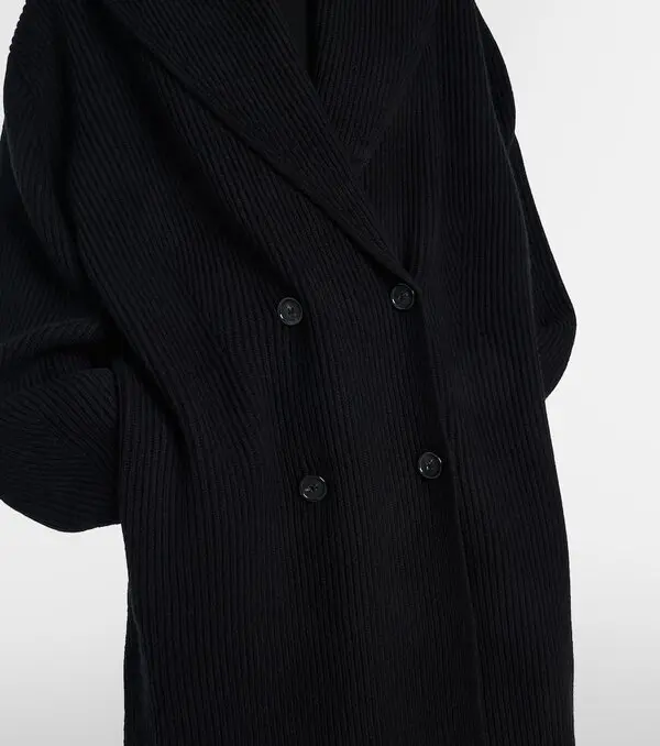 TOTEME Wool-blend Double-breasted Cardigan