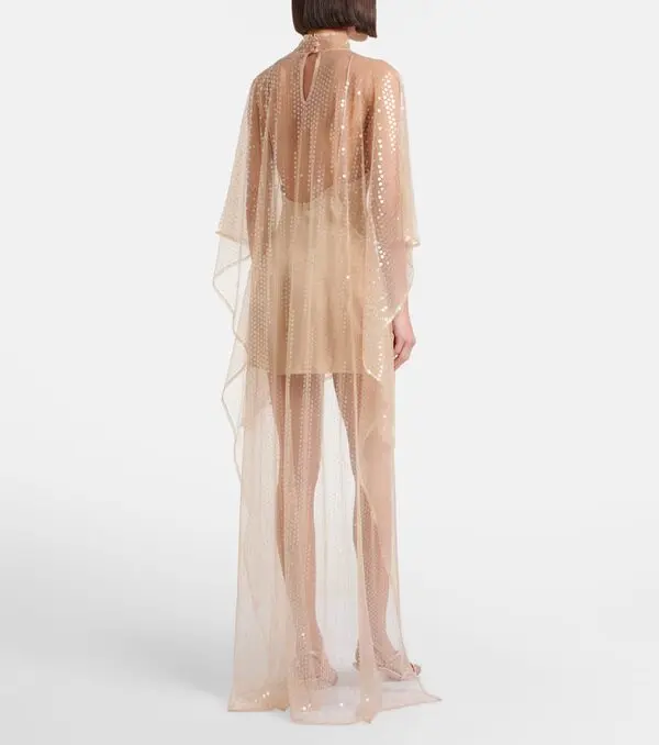 TALLER MARMO Denver Disco Sequined Kaftan