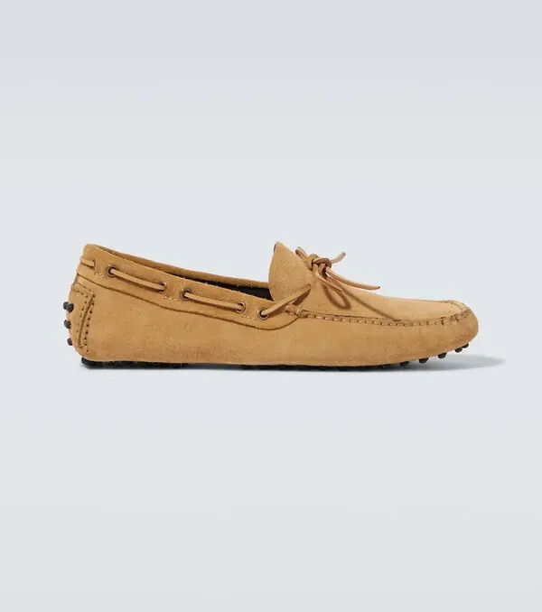 TOM FORD Suede Driving Shoes - Beige
